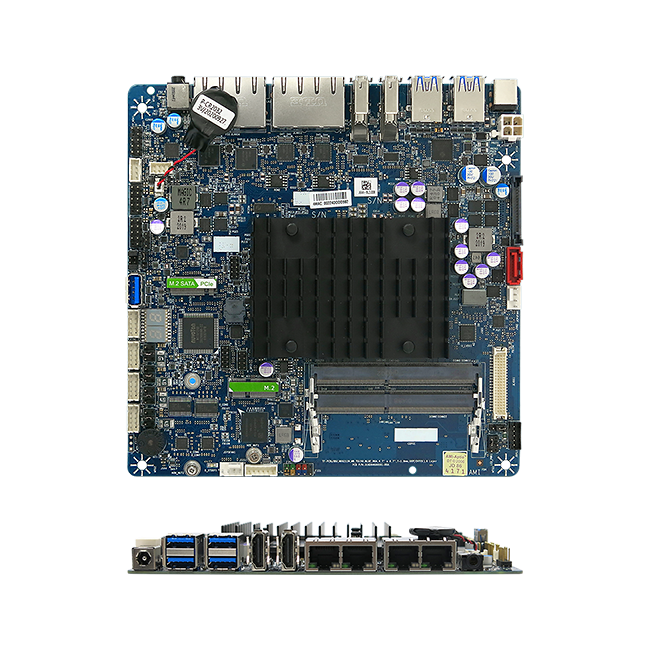 MX6412J Intel Celeron J6412 SoC Mini-ITX Motherboard, 4 LAN Ports, M.2 ...